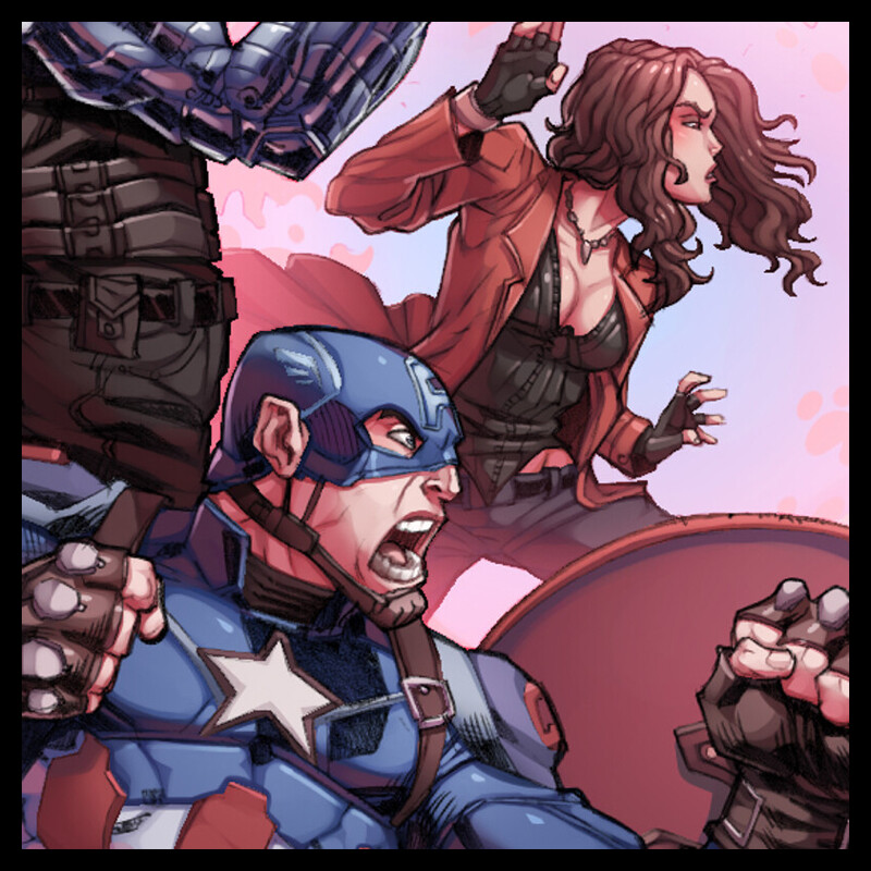 ArtStation - Art Collab! - Marvel