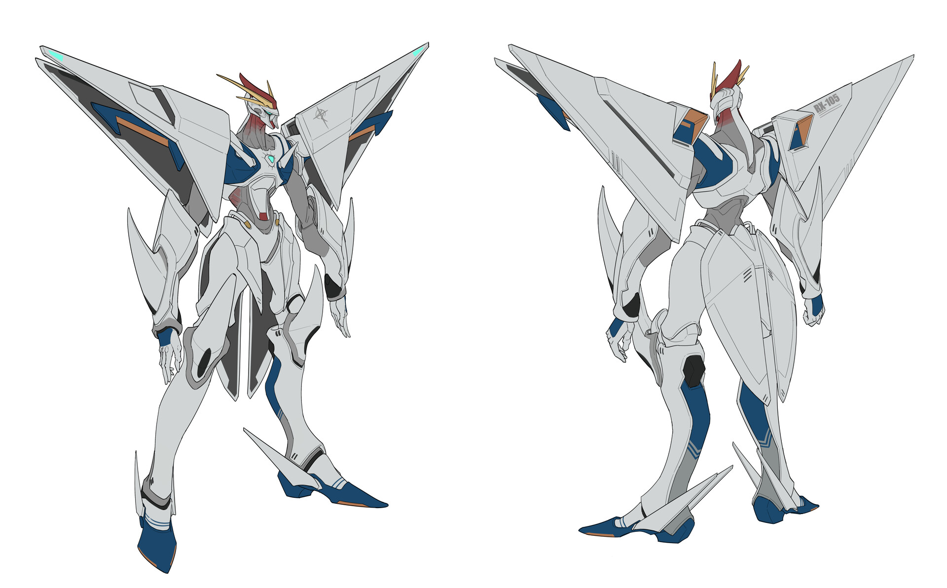 ArtStation - Redesign of Xi Gundam