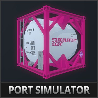 ArtStation - Port Simulator - Tank Containers
