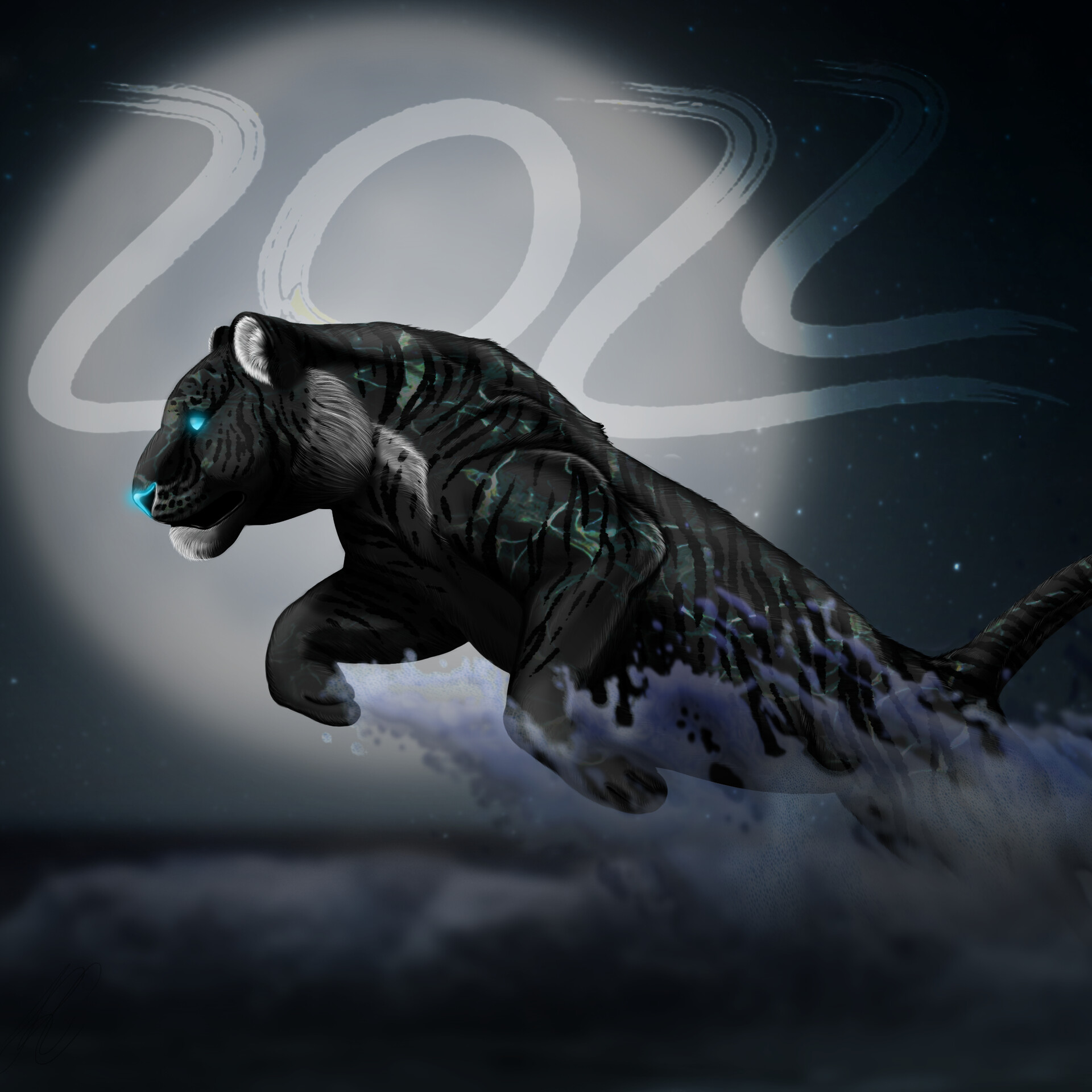 ArtStation - Lunar New Year 2022 Water Tiger Collection