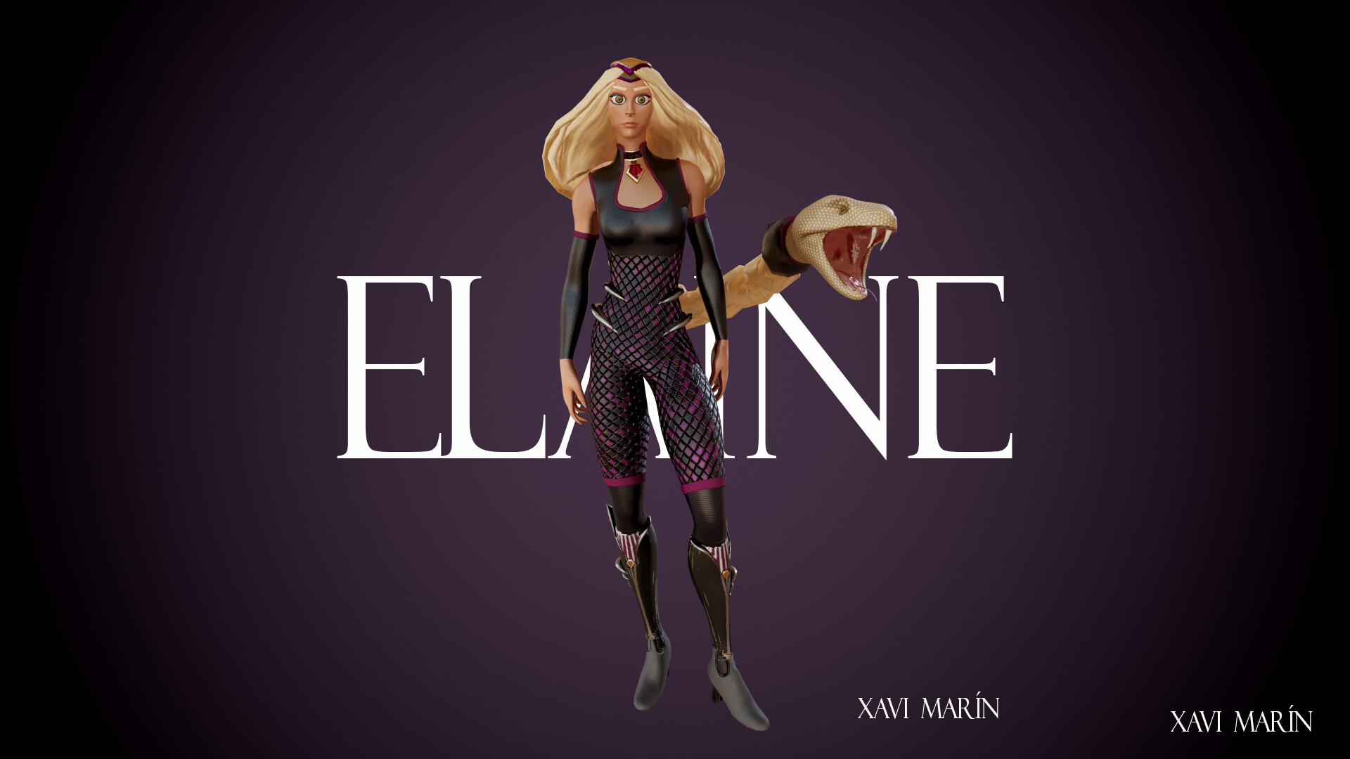 ArtStation - Elaine - Queen of Snakes