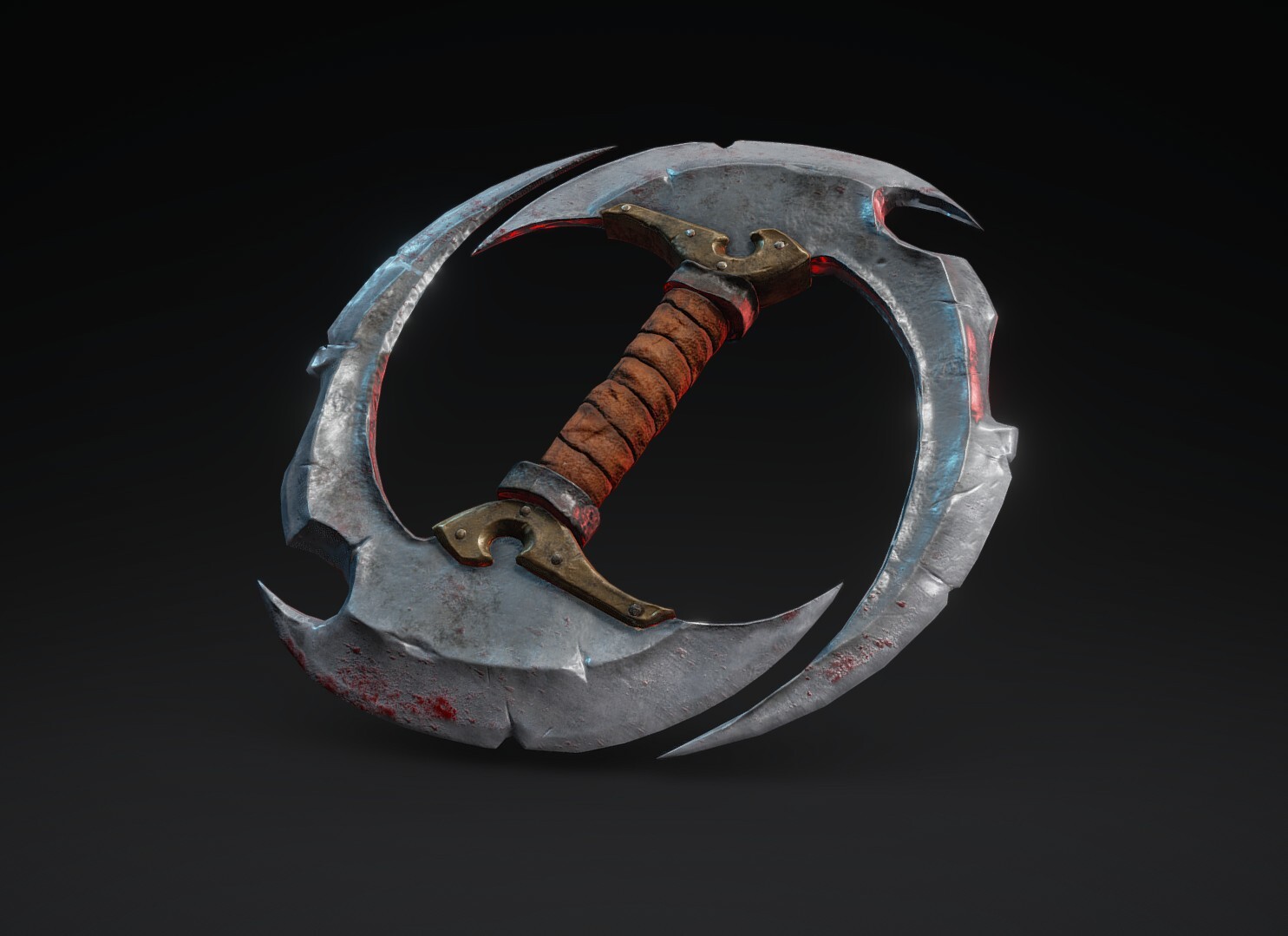 ArtStation - Double Side Blades - Conceptual melee weapon