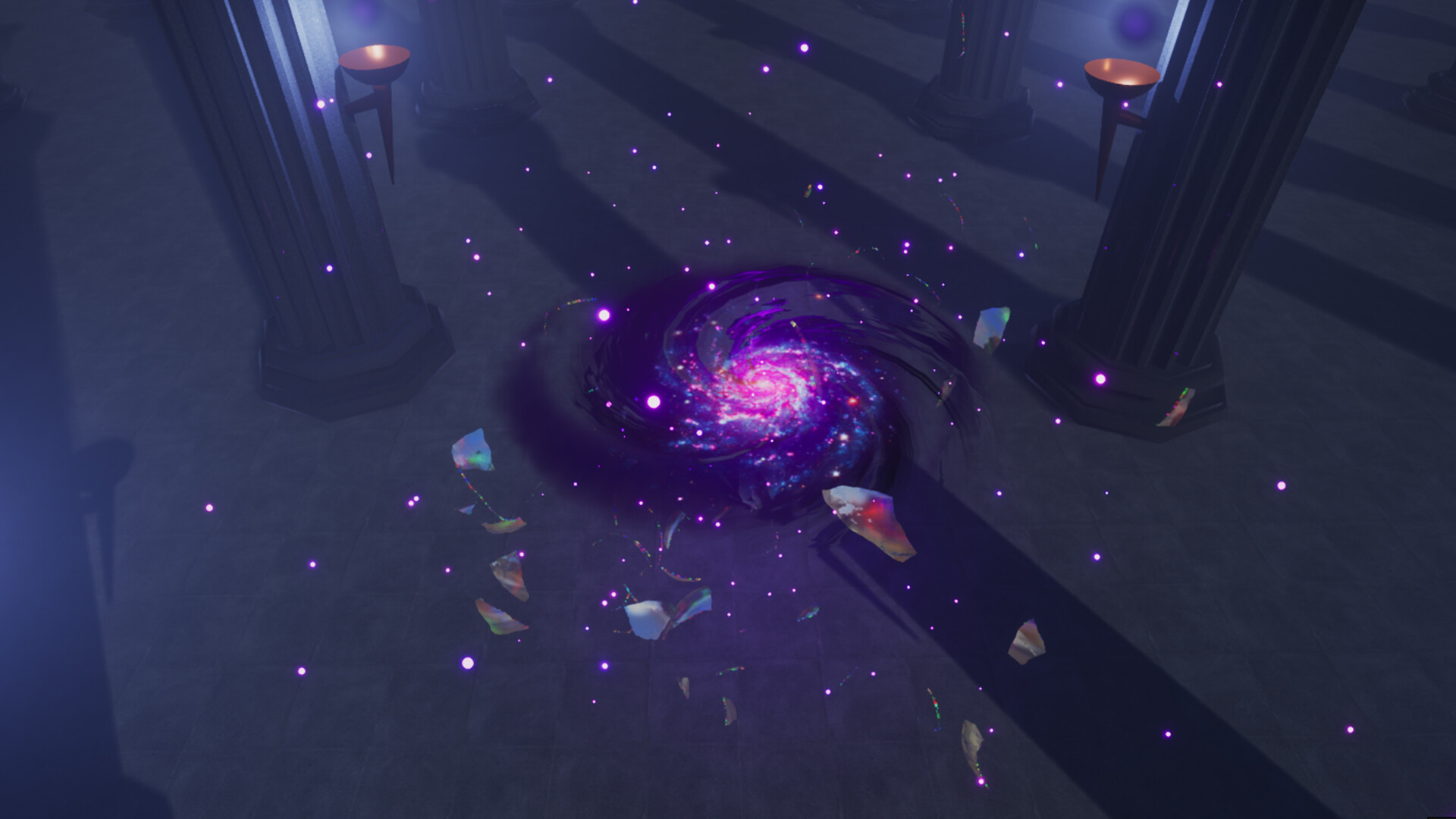 ArtStation - VFX Galaxy in the sphere