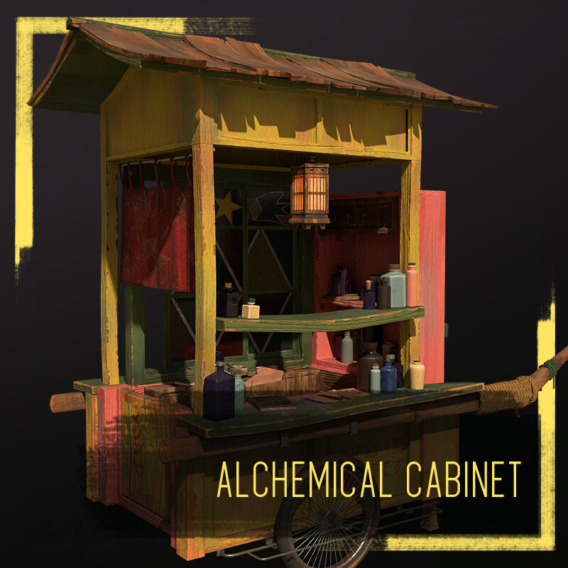 ArtStation - Alchemical Cabinet