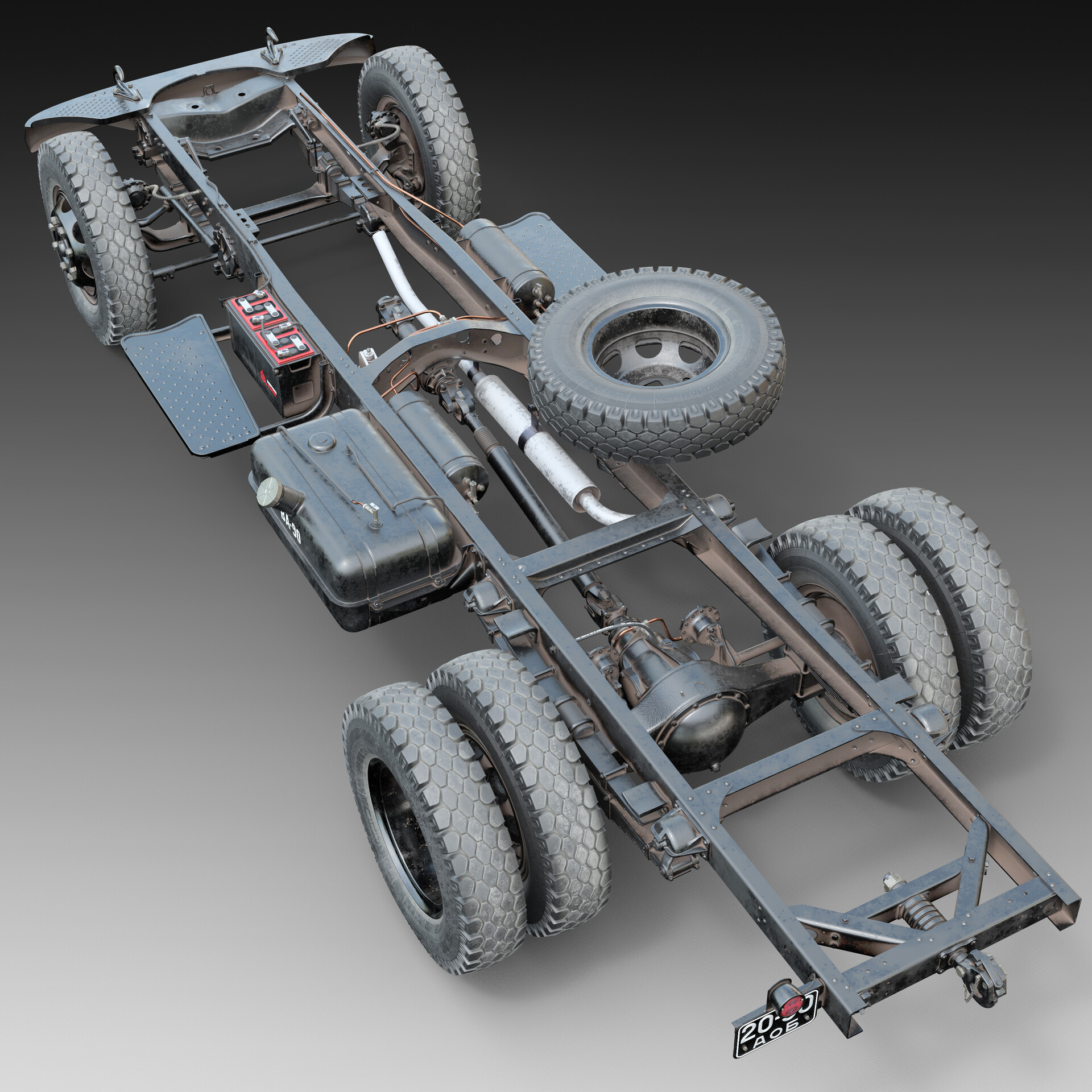 ArtStation - 3D model ZIL-164_Frame.