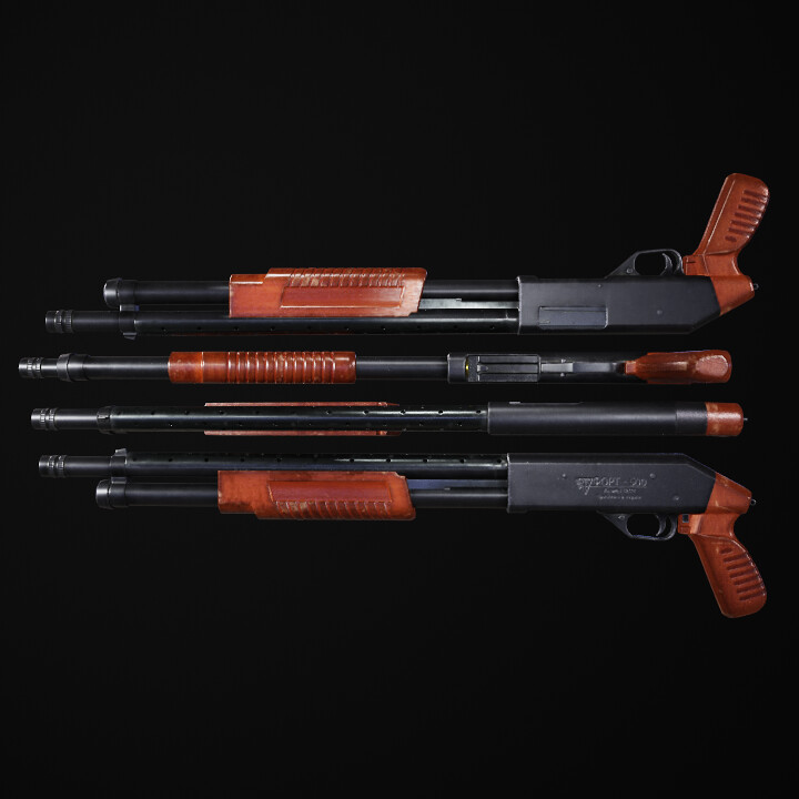 ArtStation - Fort 500 Shotgun