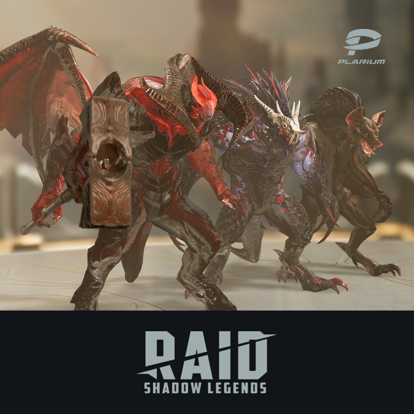 ArtStation - RAID Monsters rIg & animarion