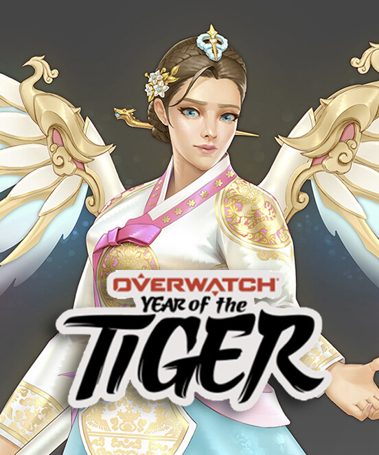 ArtStation - Mercy Seolbim Lunar skin