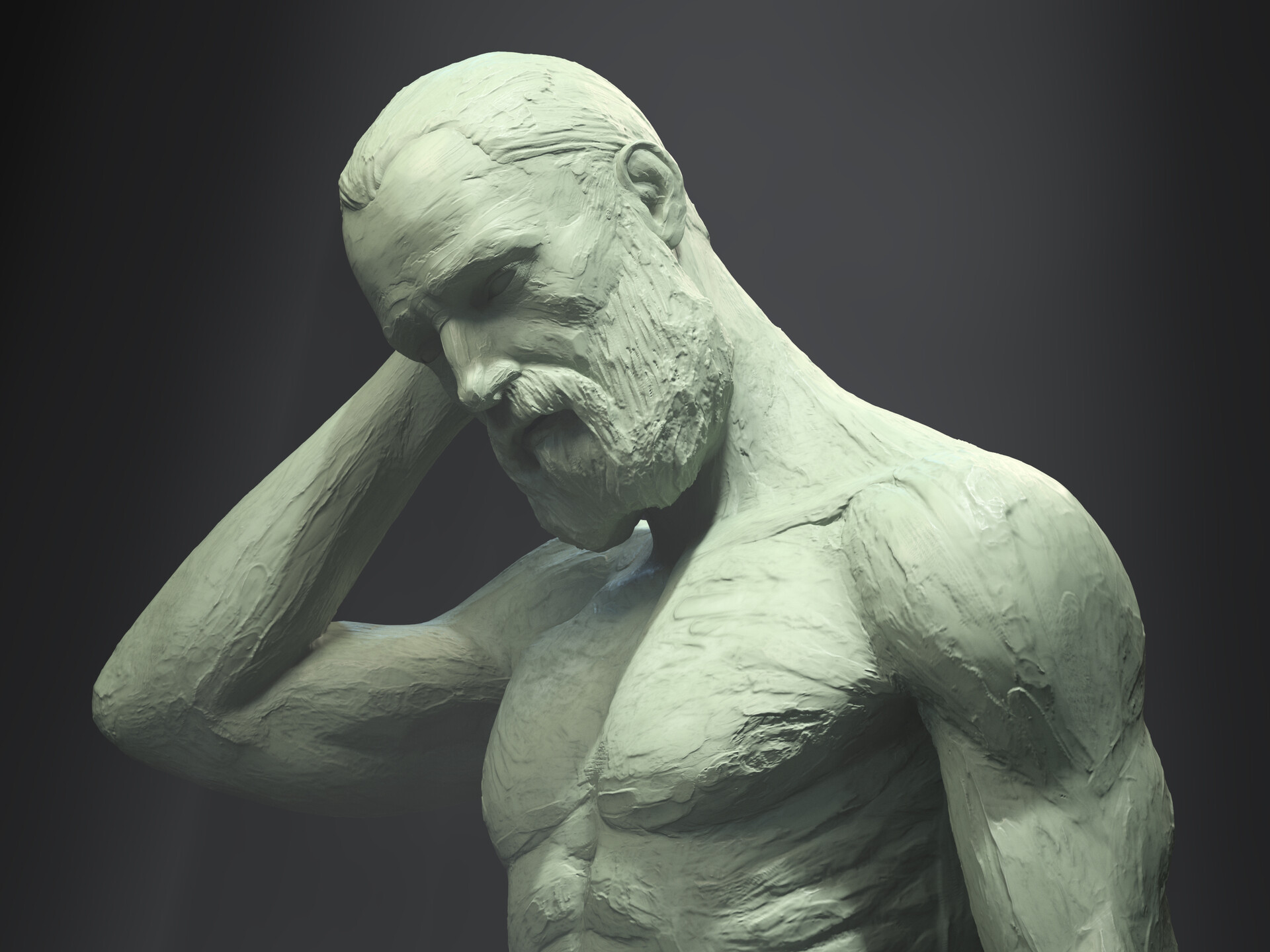 ArtStation - Clay sculpture