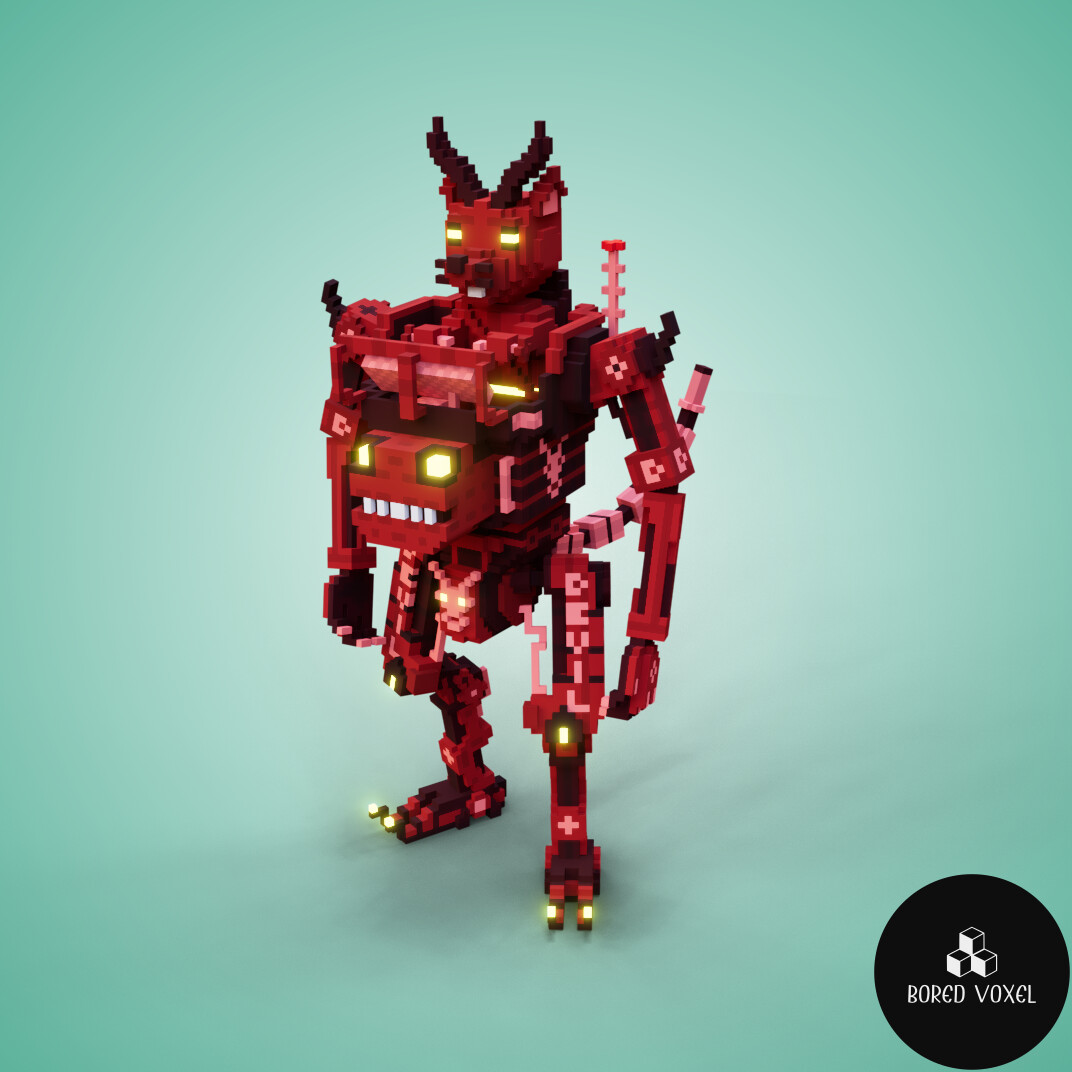 ArtStation - MechaBot Devil Rat