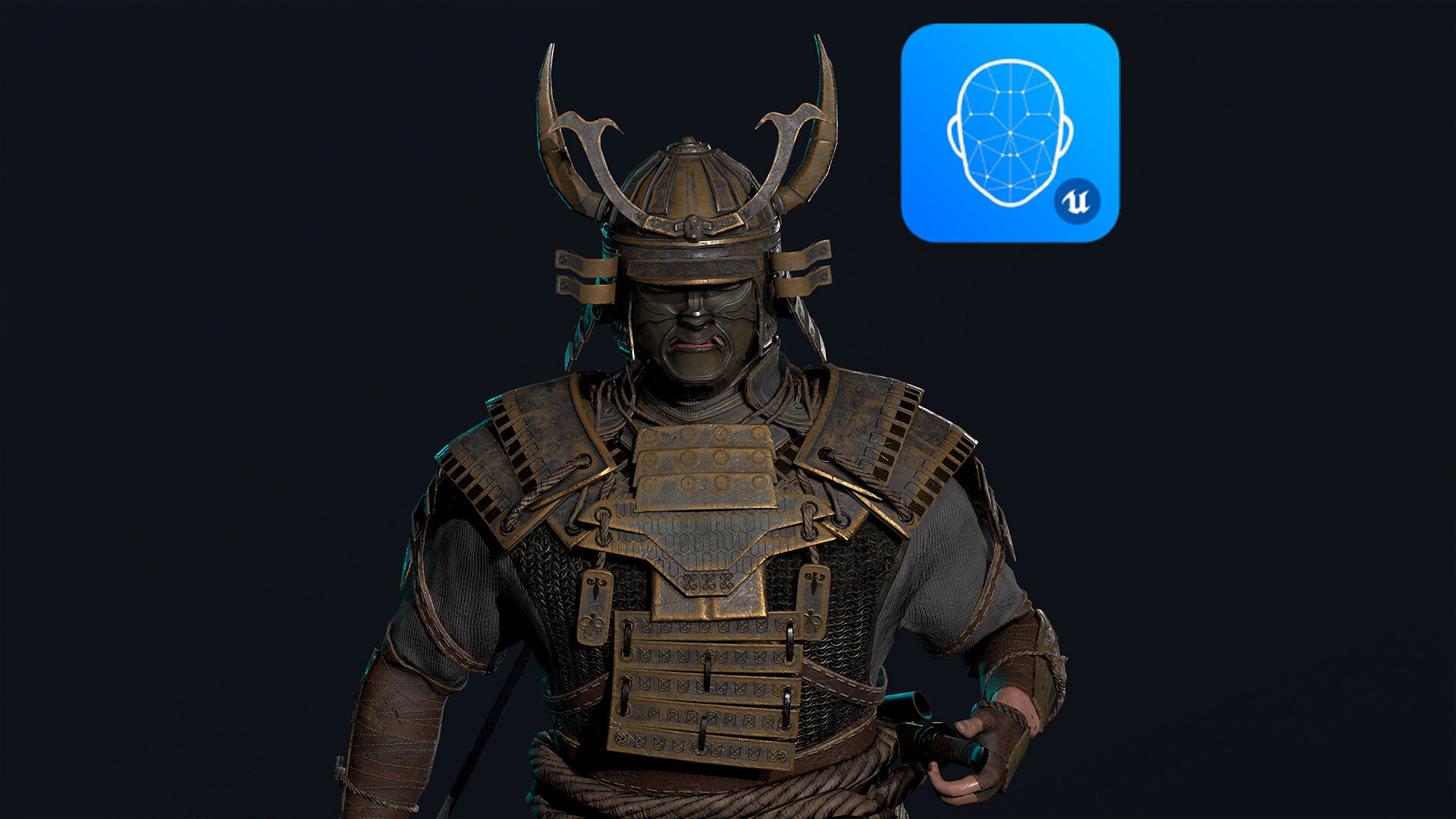 ArtStation - Samurai Boss Low-poly 3D model