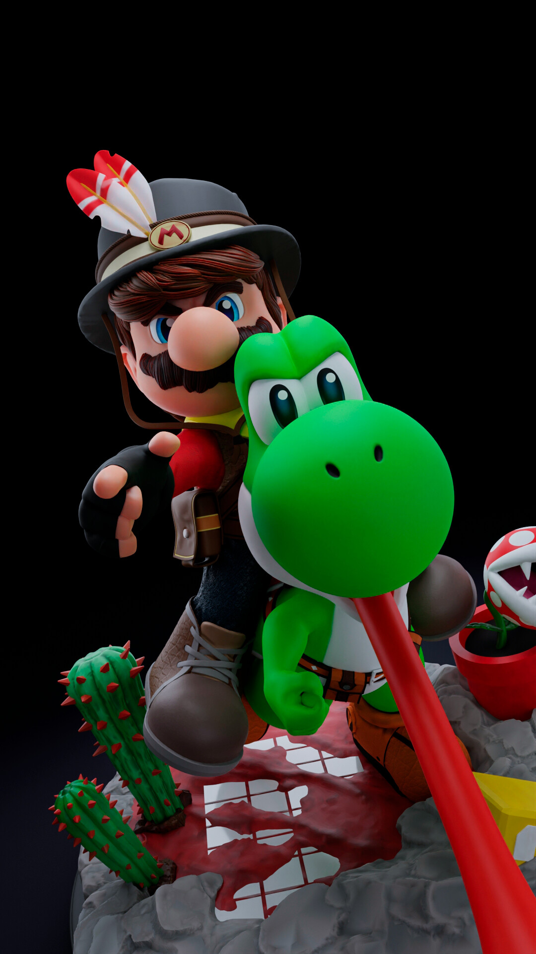 ArtStation - Cowboy Mario 1/8