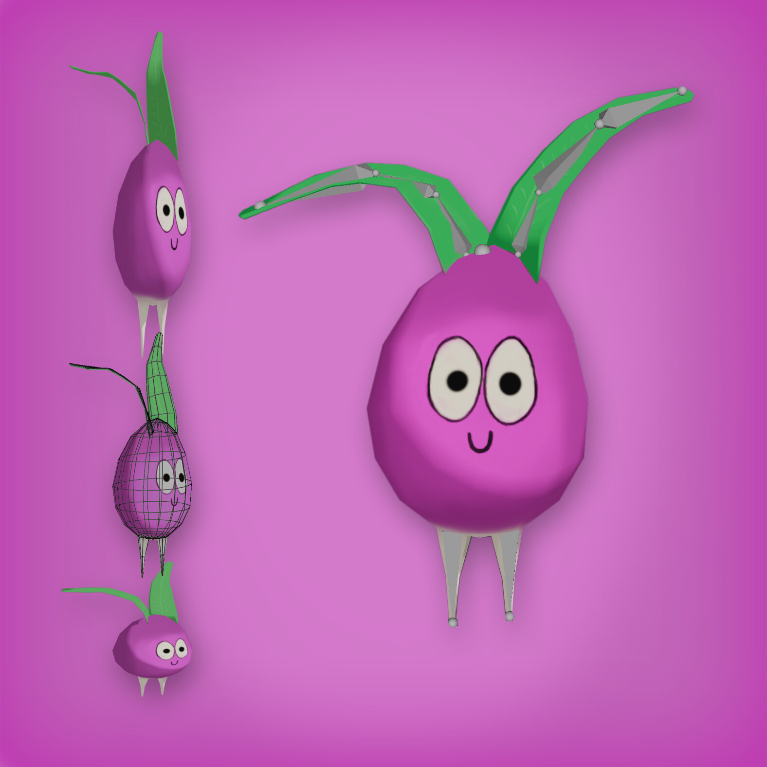 ArtStation - Radish Animation Sprite Sheet