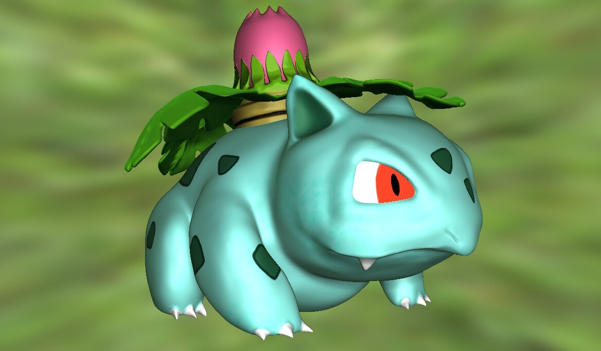 ArtStation - 3D Ivysaur