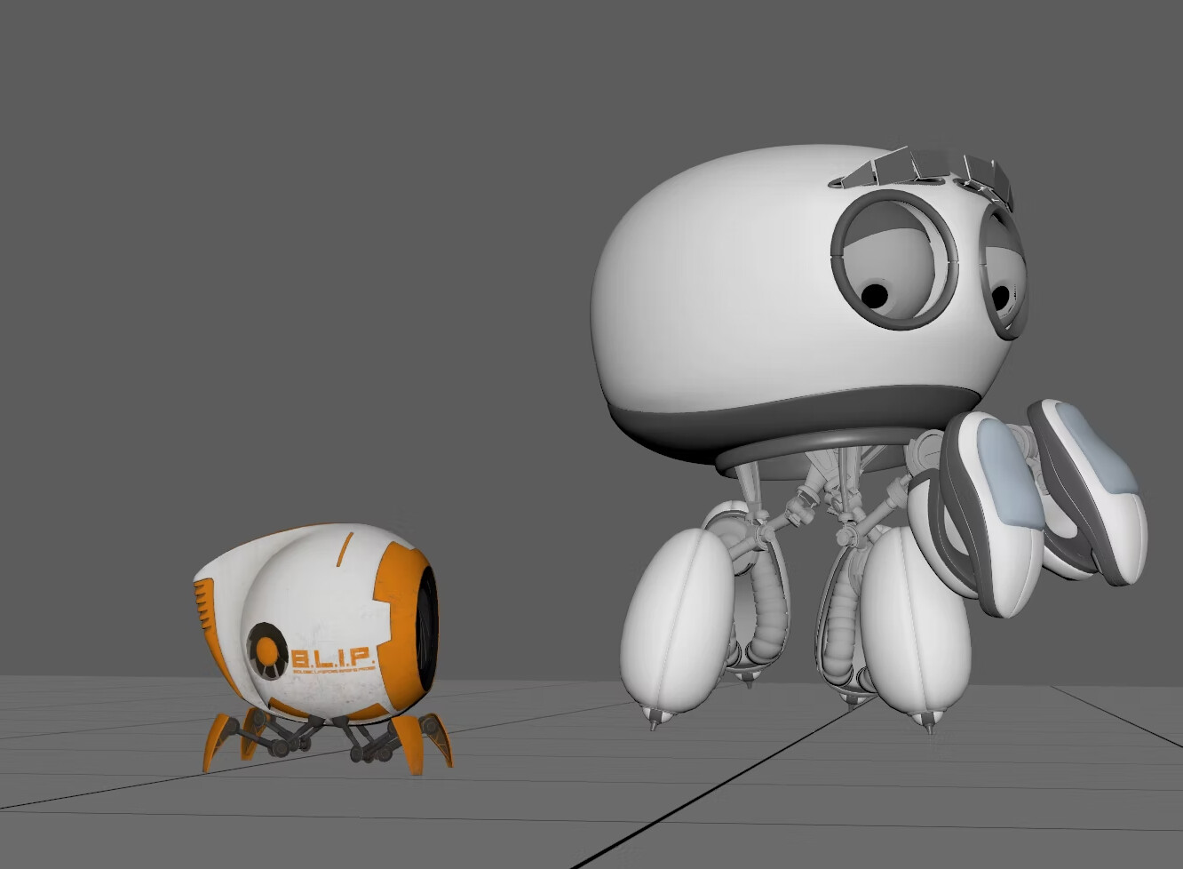 ArtStation - Blip and Fuzzbot