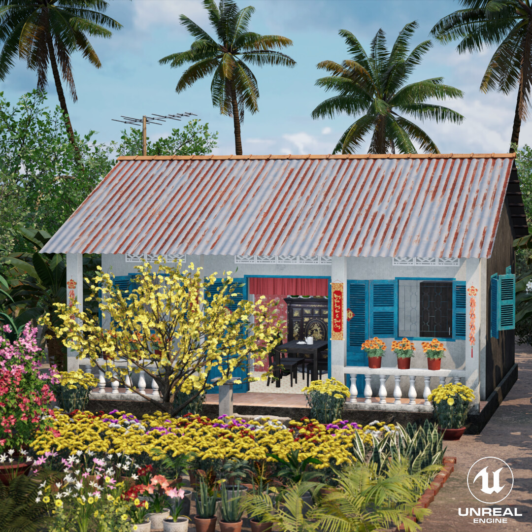 ArtStation - Vietnam country house