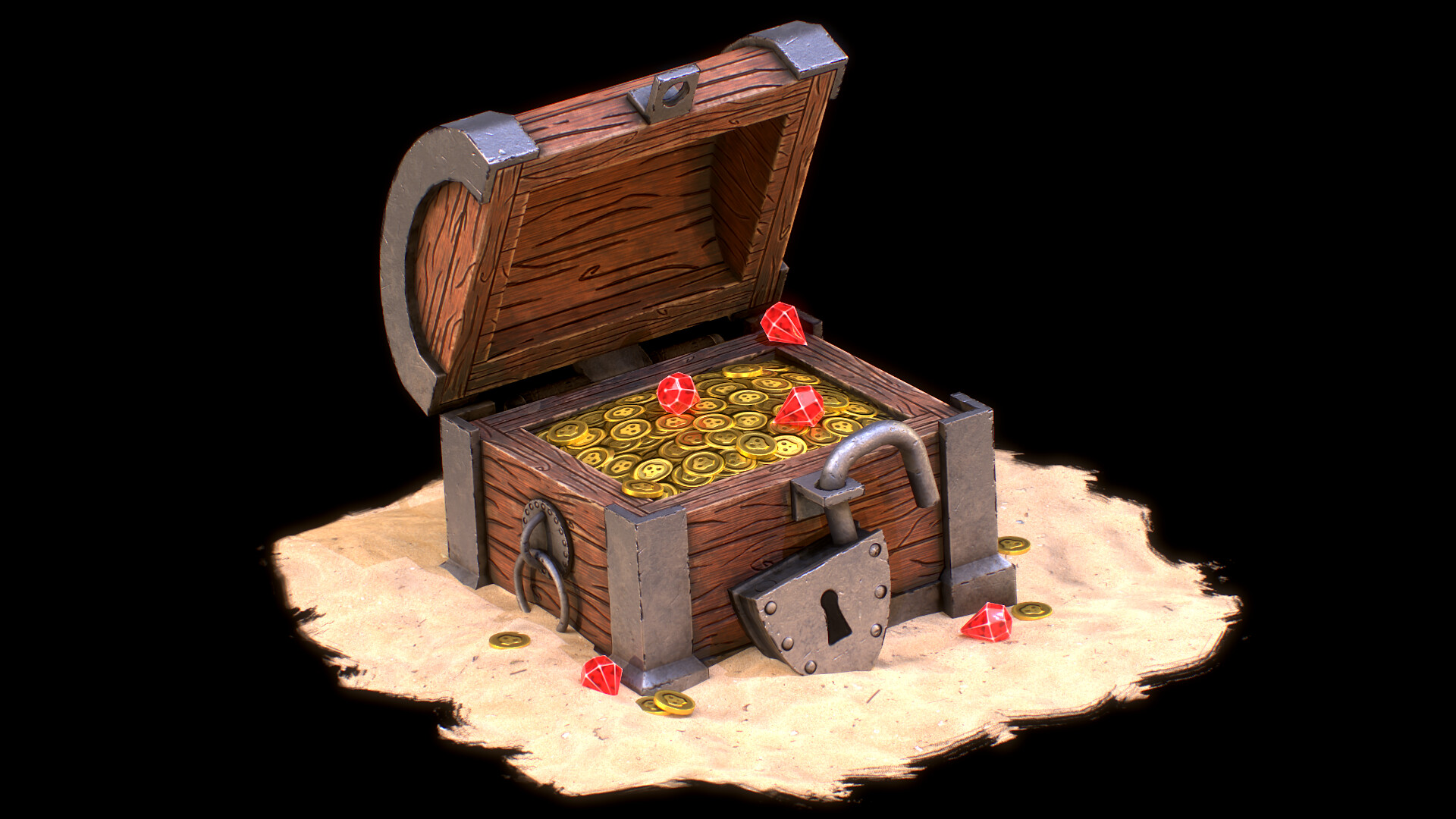 ArtStation - Pirate Treasure Chest