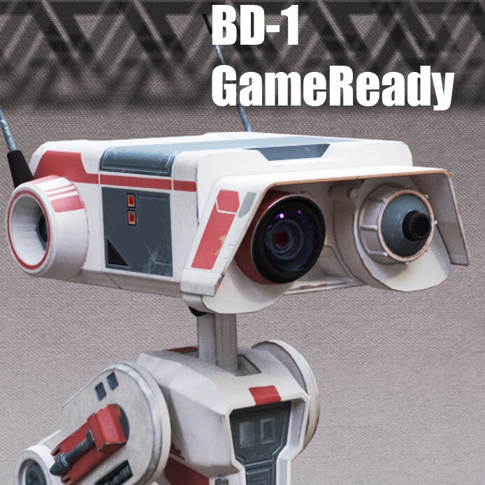 ArtStation - BD-1 Gamereadymodel With Animatoins