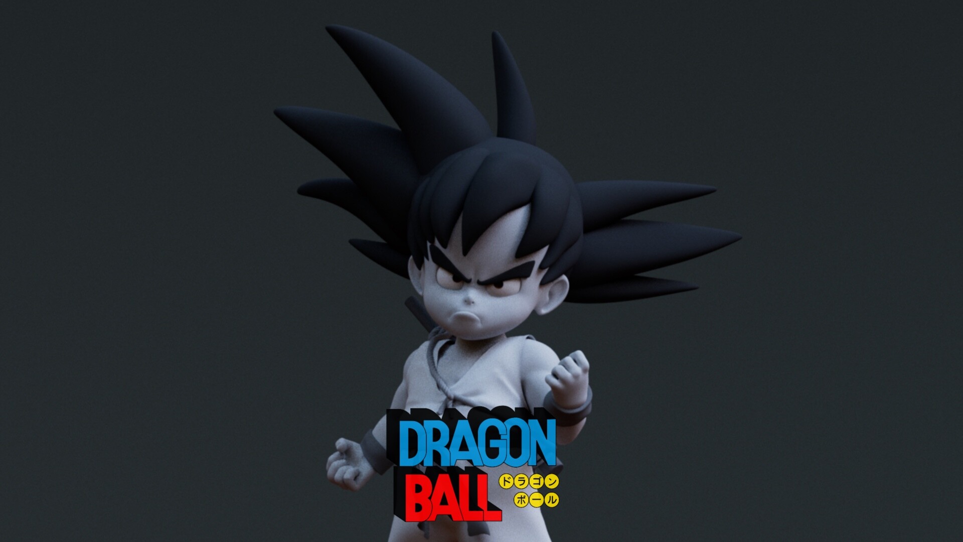 ArtStation - Kid Goku from Dragon Ball