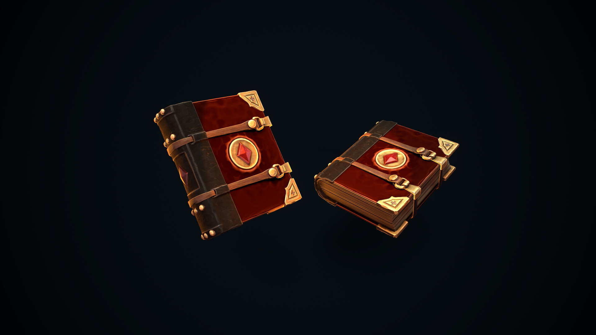 ArtStation - stylized book 3d asset game ready