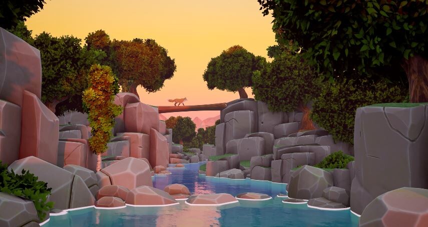 ArtStation - Stylized River - Study of lights with Ray Tracing, Ultra ...