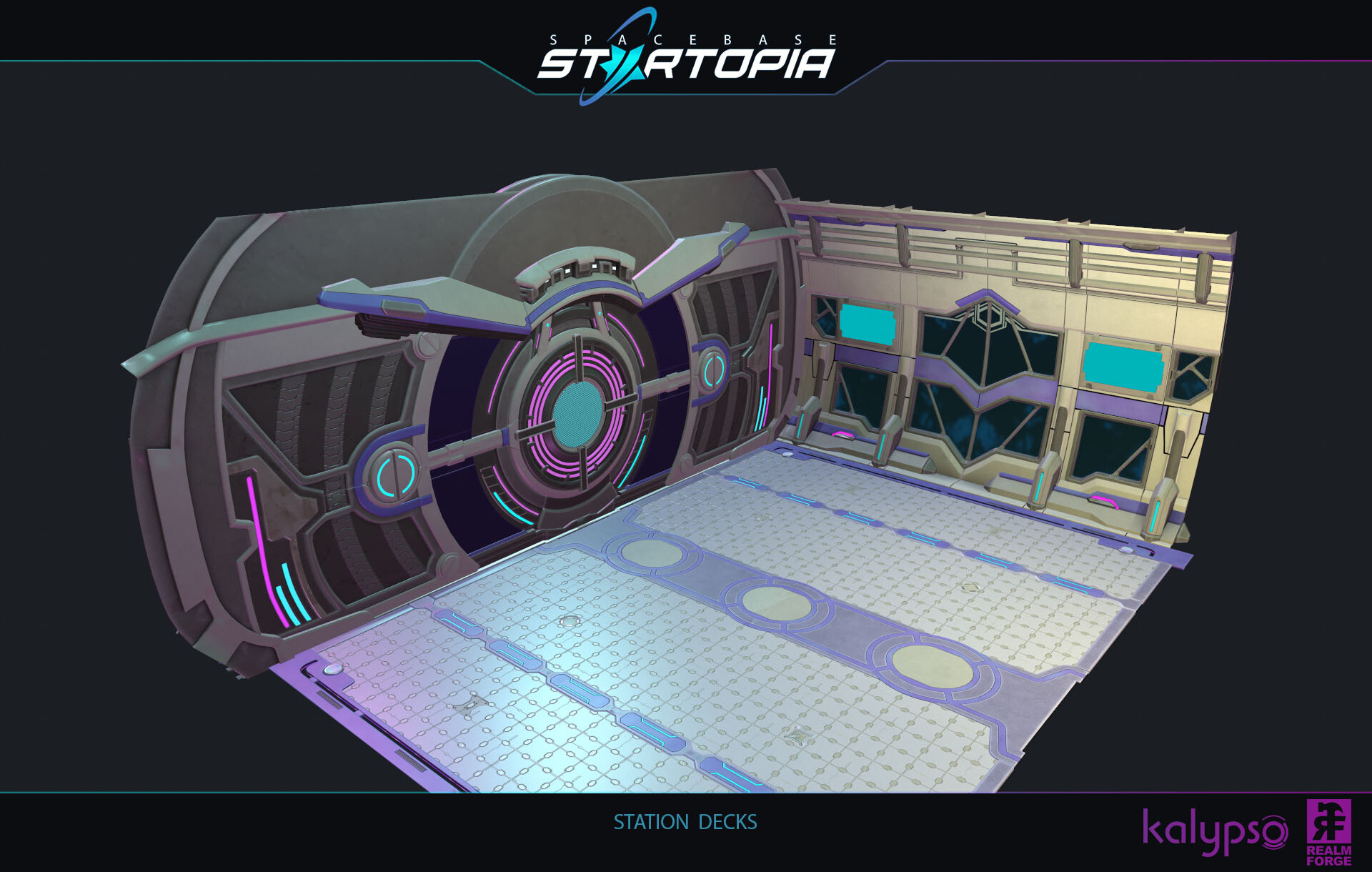 ArtStation - Spacebase Startopia - Station Decks
