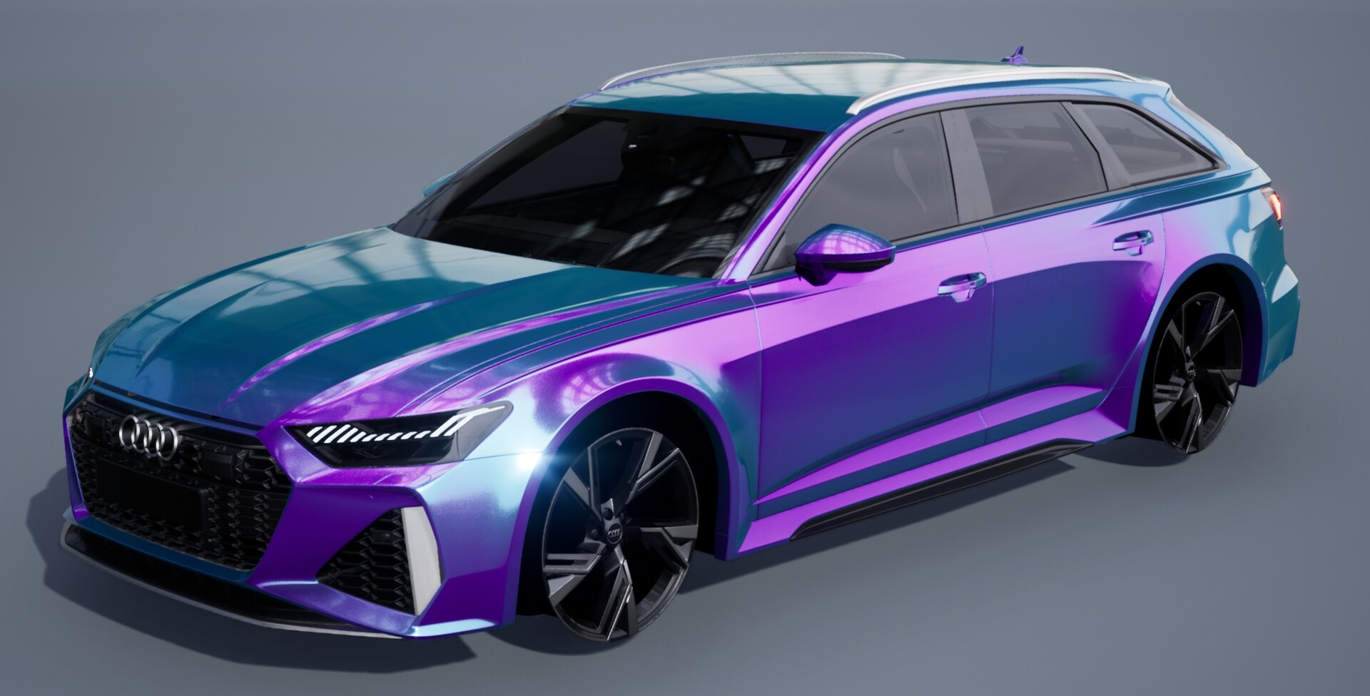 ArtStation - Iridescent Car Materials