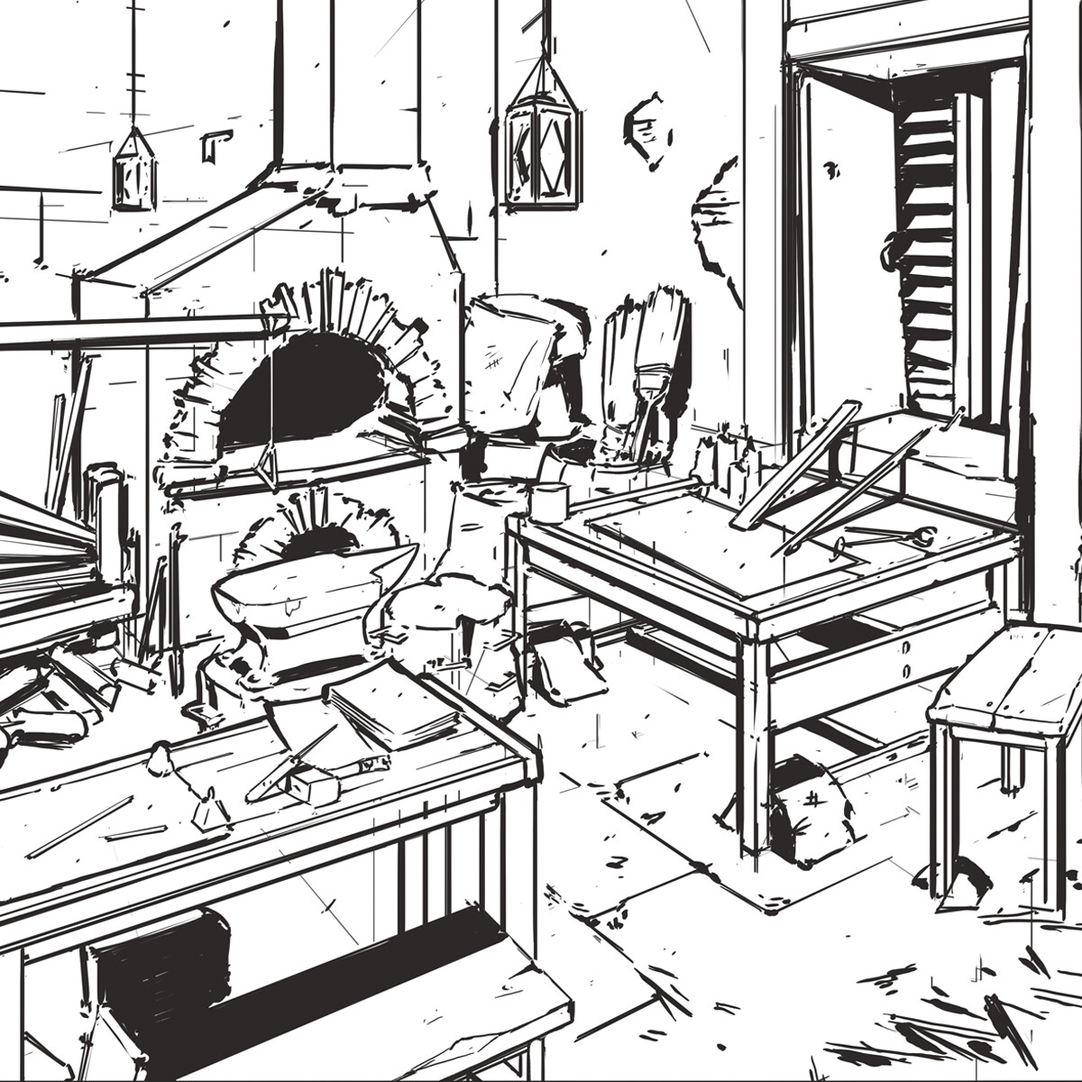 ArtStation - Foundation Art Group - Intro to Environment Perspective ...