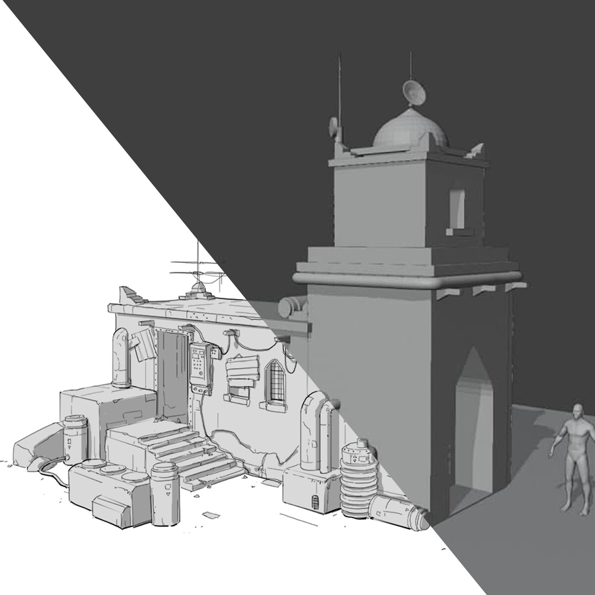 ArtStation - Foundation Art Group - Blender for Concept Art Part 1 with ...