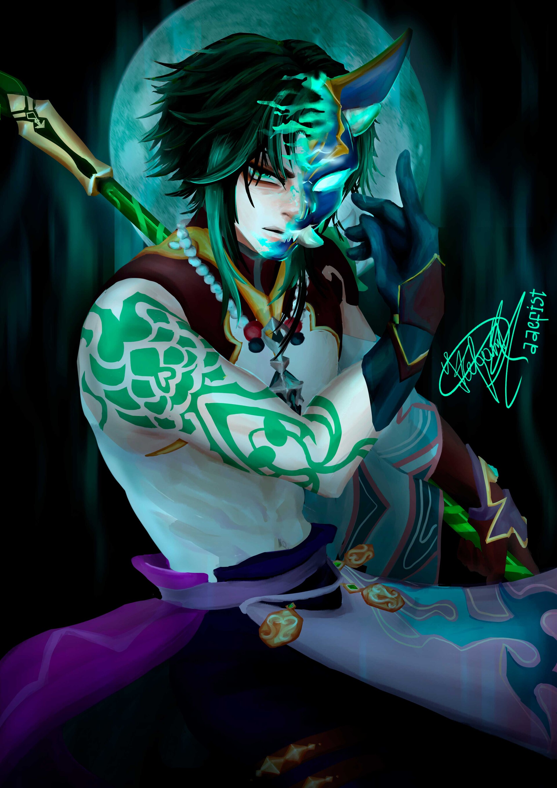 ArtStation - Alatus, adeptus xiao