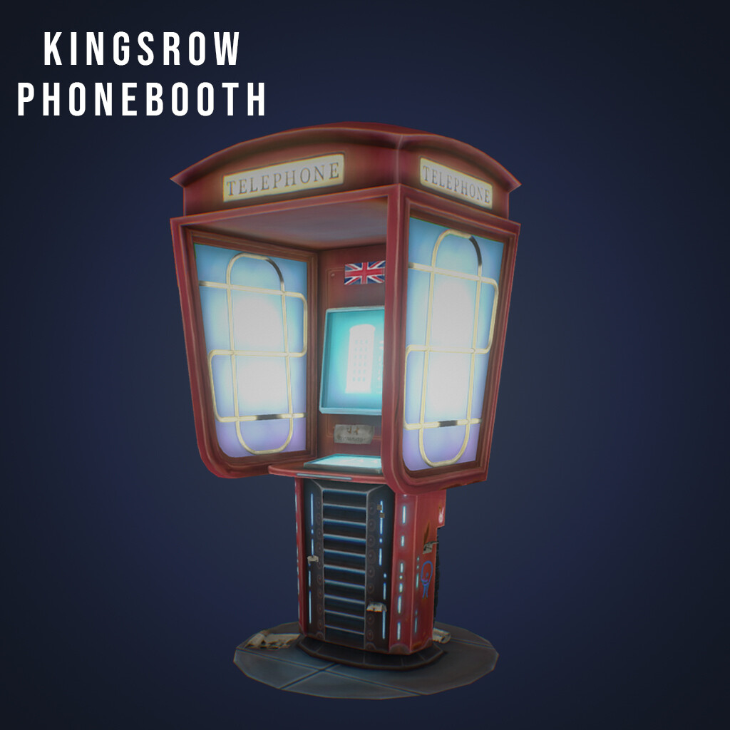 ArtStation - Sci-Fi Phonebooth - Kingsrow