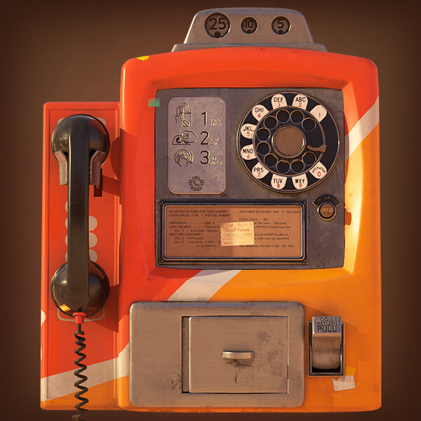 ArtStation - Retro Payphone