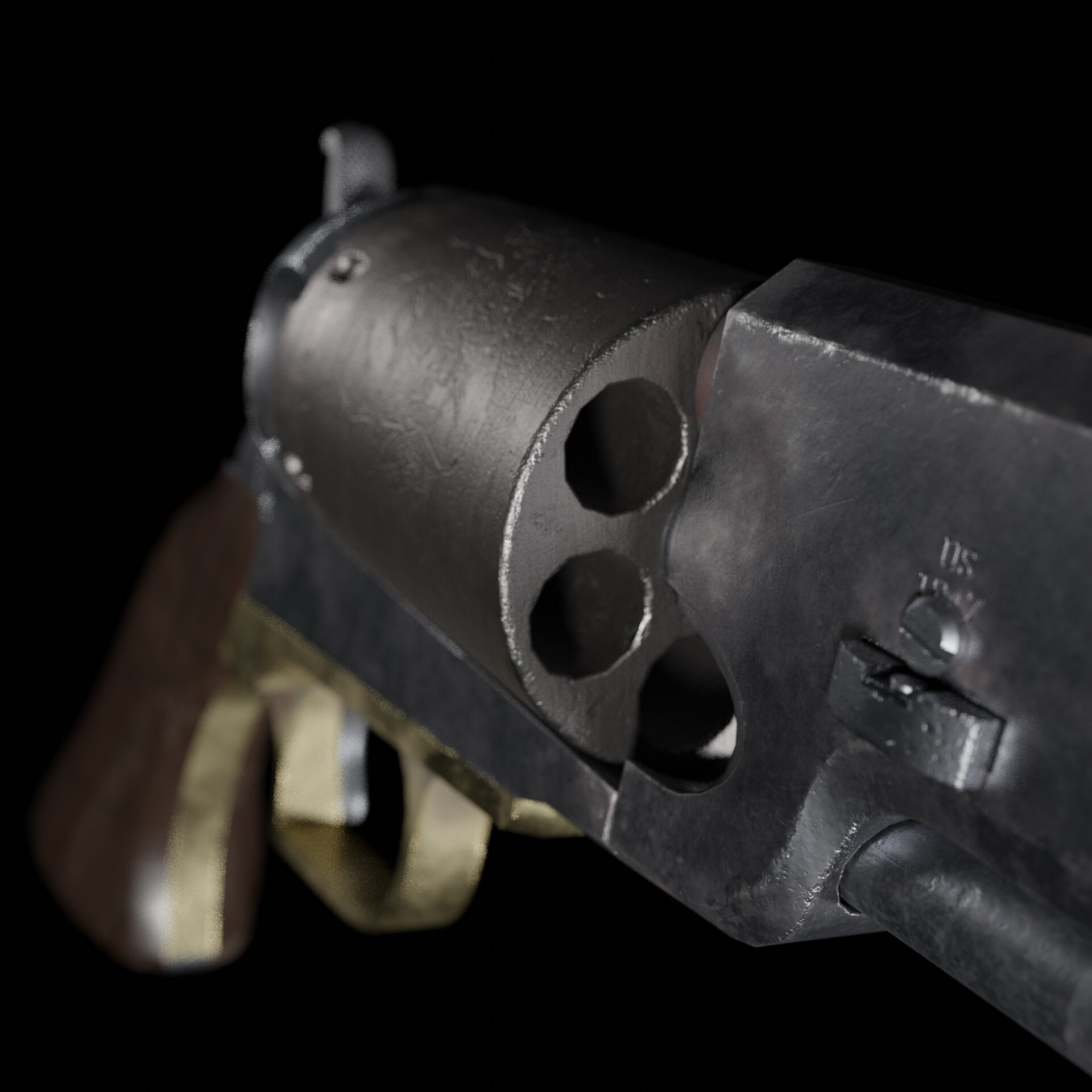 ArtStation - Colt Walker 1874 Revolver