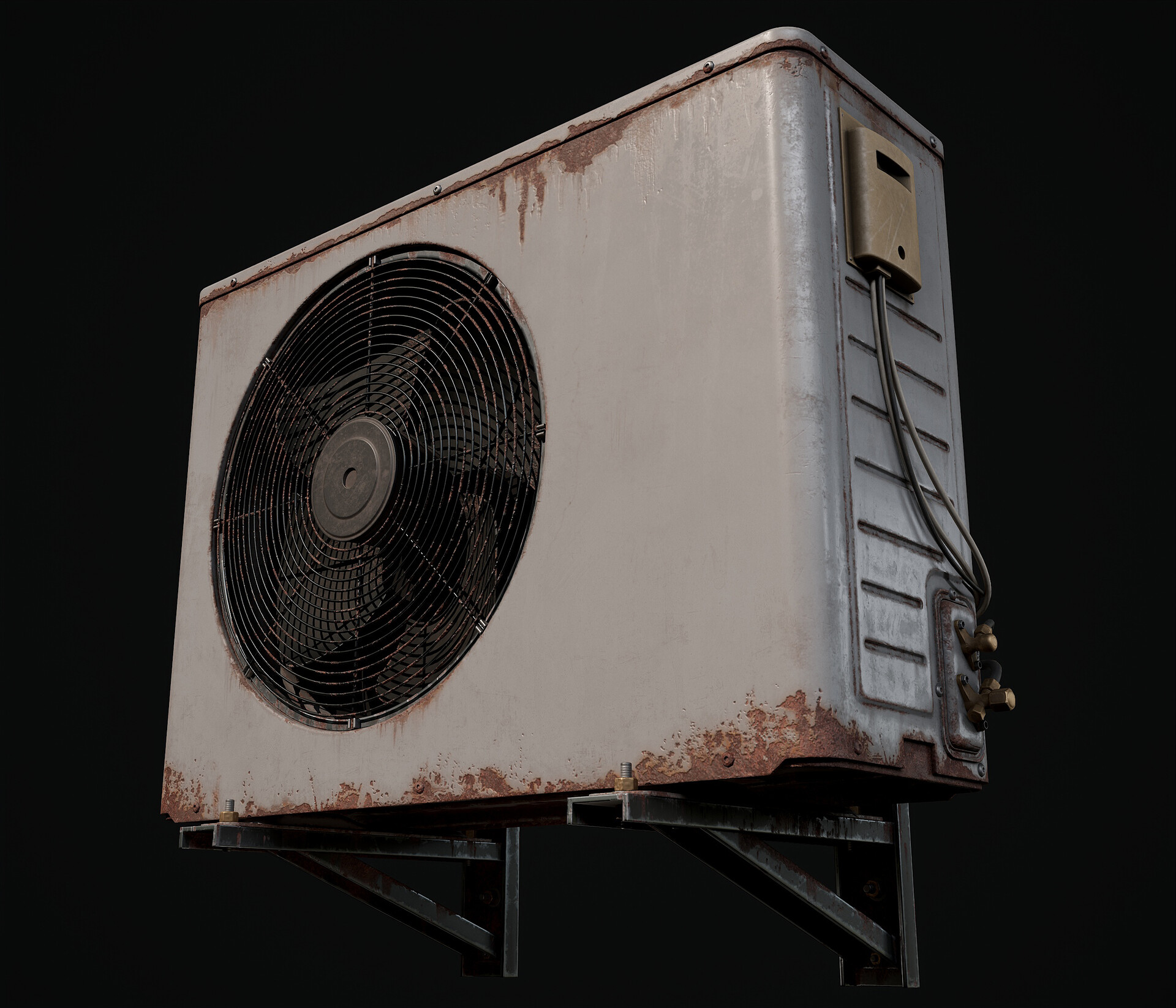 ArtStation - Rusty air conditioner