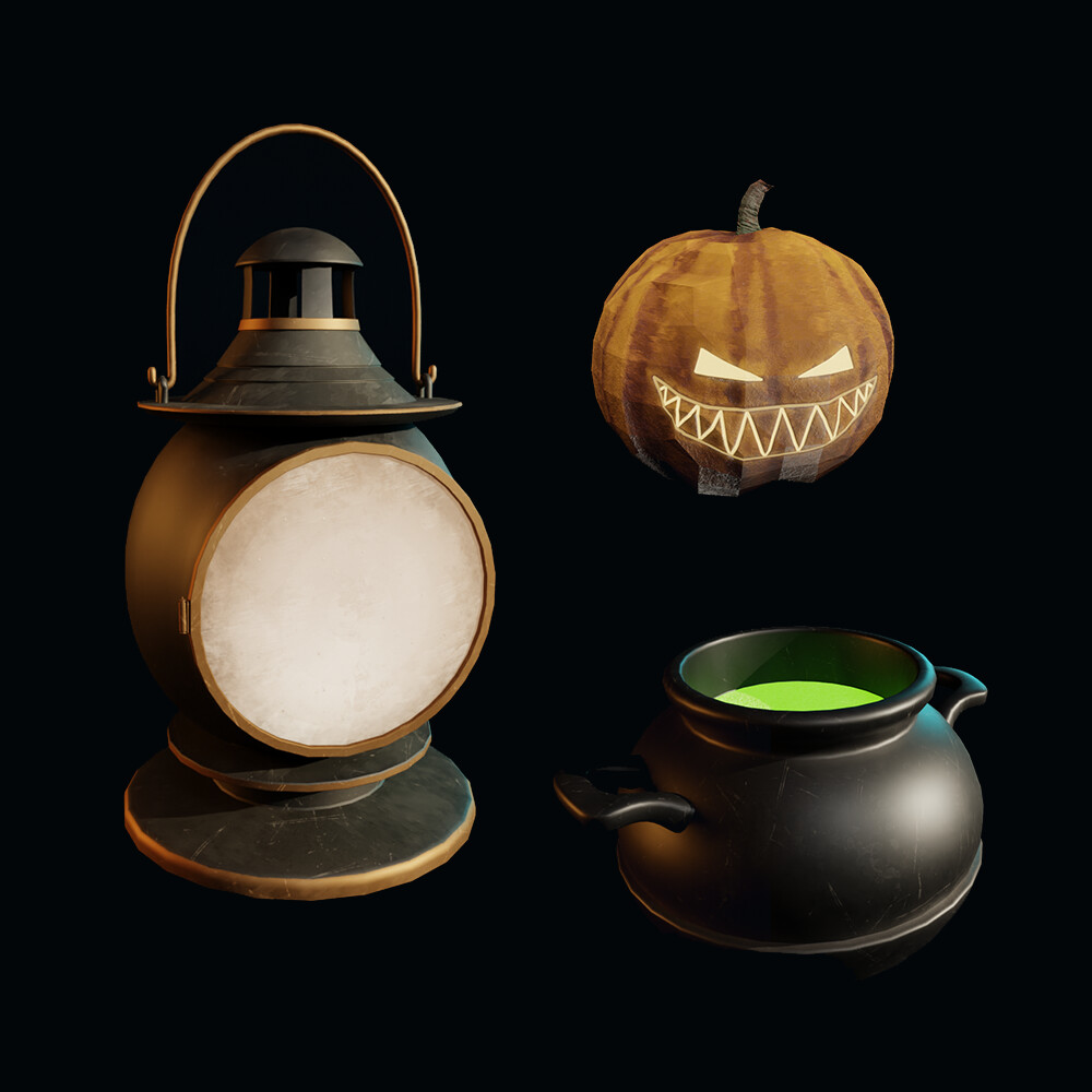 ArtStation - Hallowtide Prop Assets