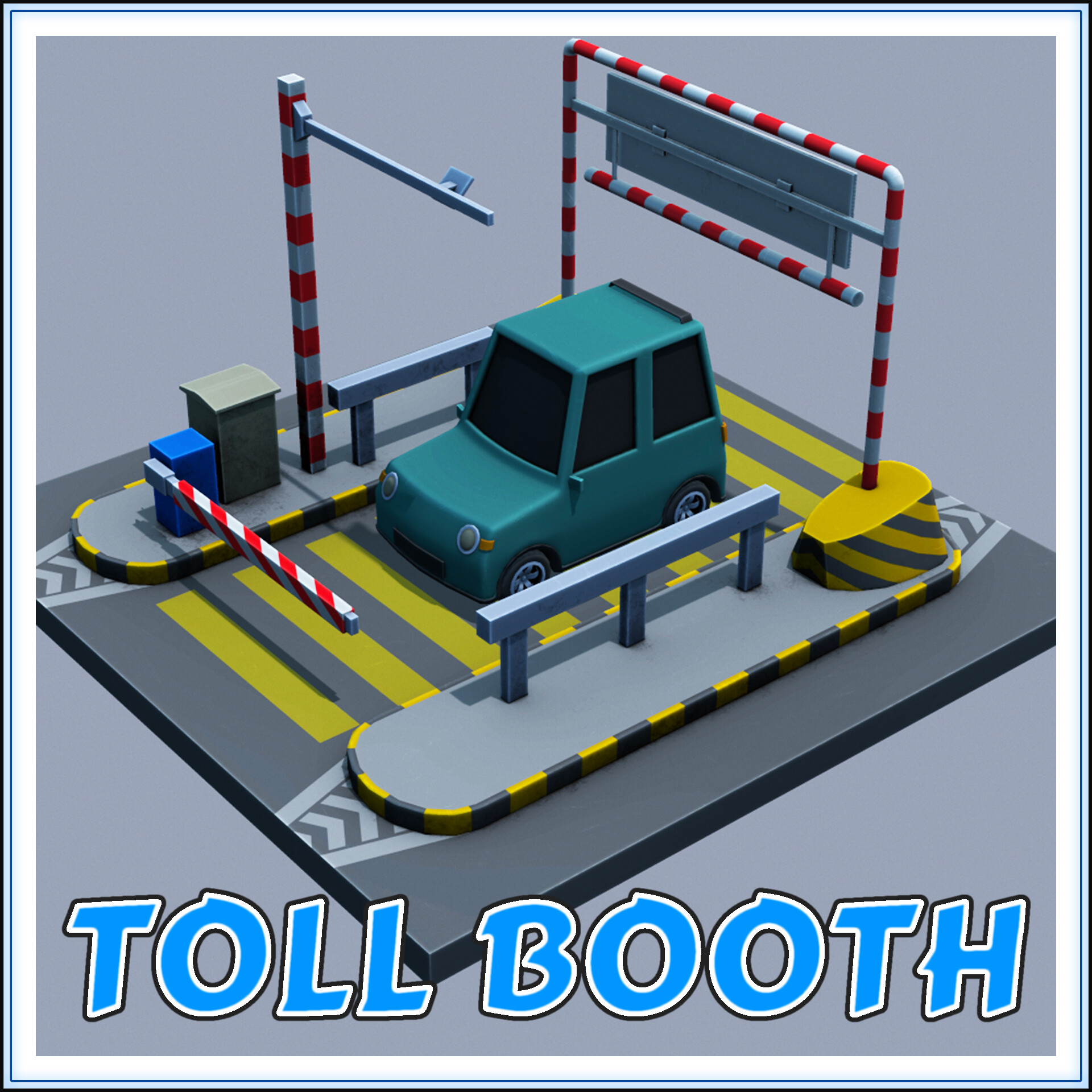 ArtStation - Toll Booth