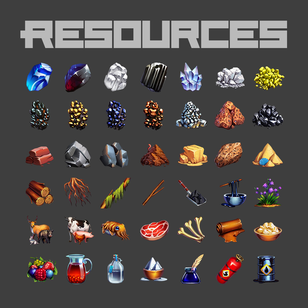 ArtStation - Resource Icons