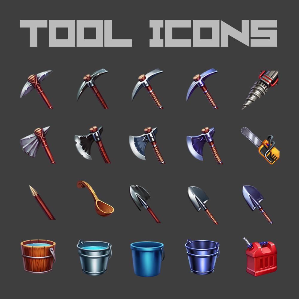 ArtStation - Tool Icons