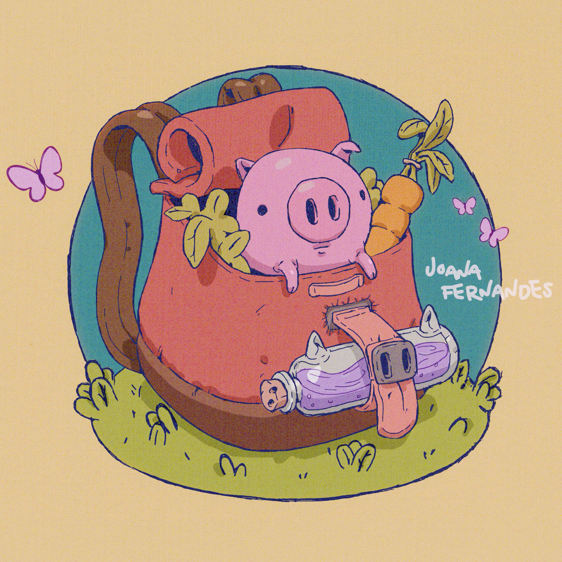 ArtStation - Pig Backpack
