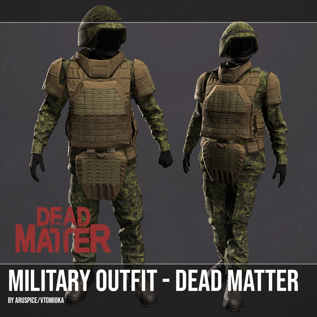 ArtStation - Dead Matter - Military Outfit
