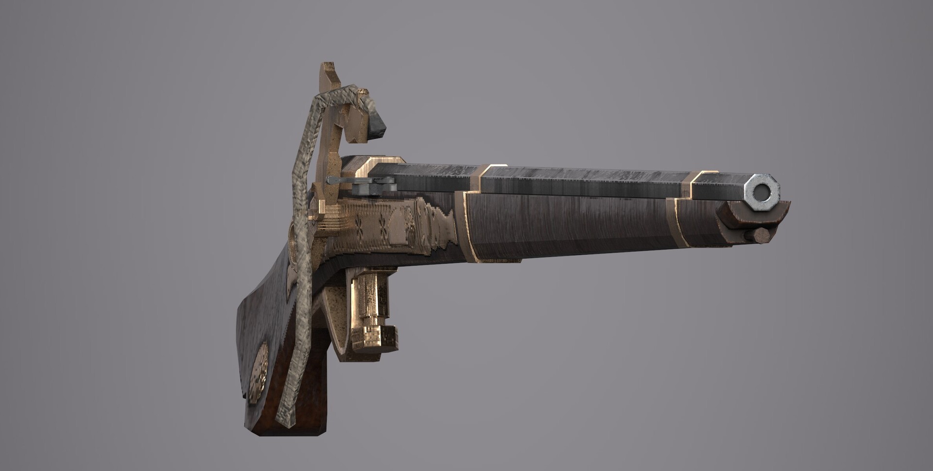 ArtStation - Game-Ready Istinggar || Malay Matchlock