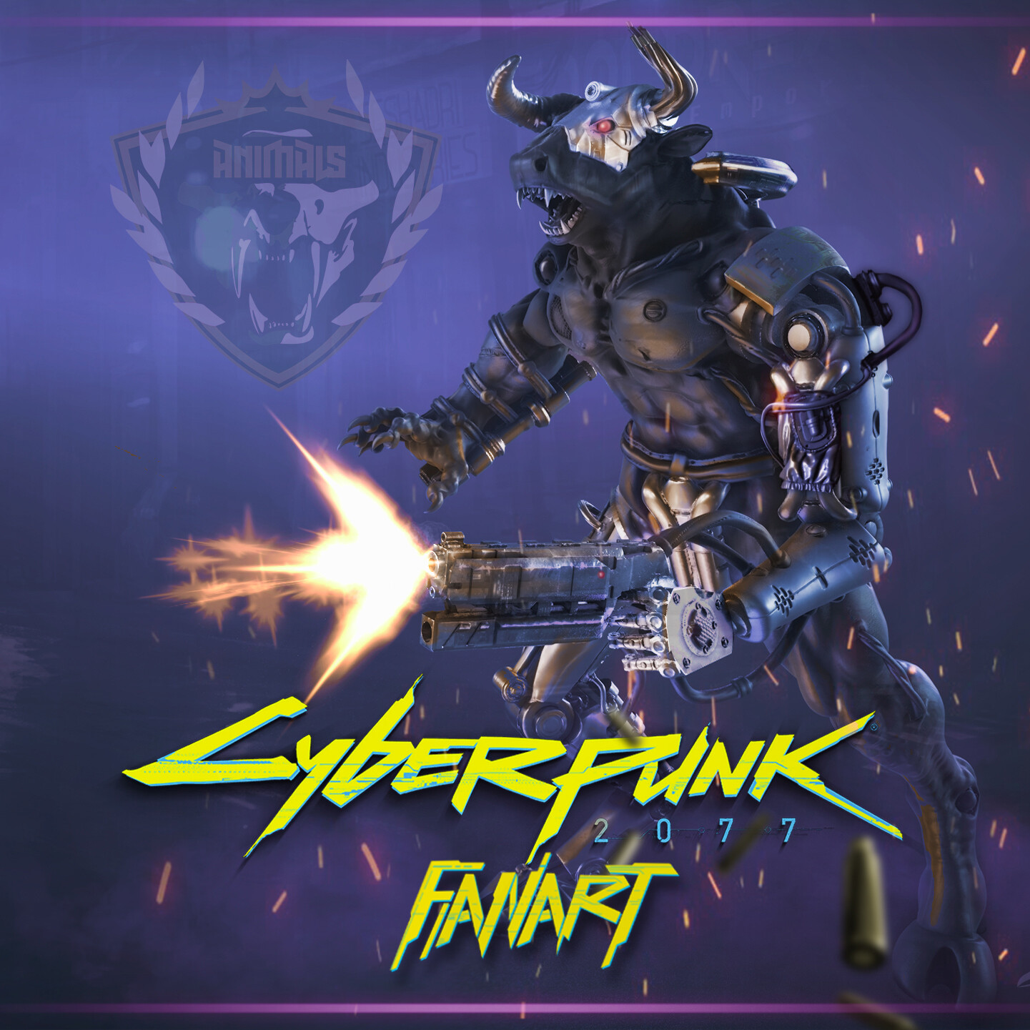 ArtStation - The Animals Gang (Cyberpunk FanArt)