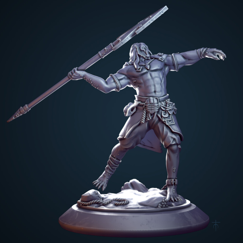 ArtStation - Kapa - The fish man