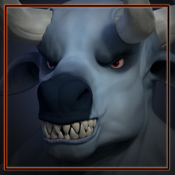 ArtStation - Bull (practice)