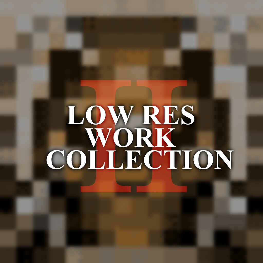 ArtStation - Low-res Texture Work Collection II