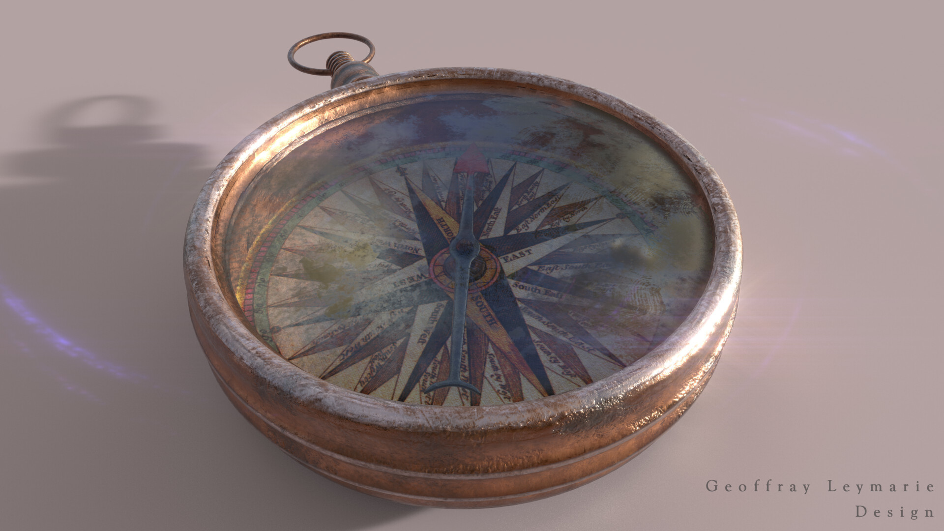 ArtStation - - Old sailor's compass