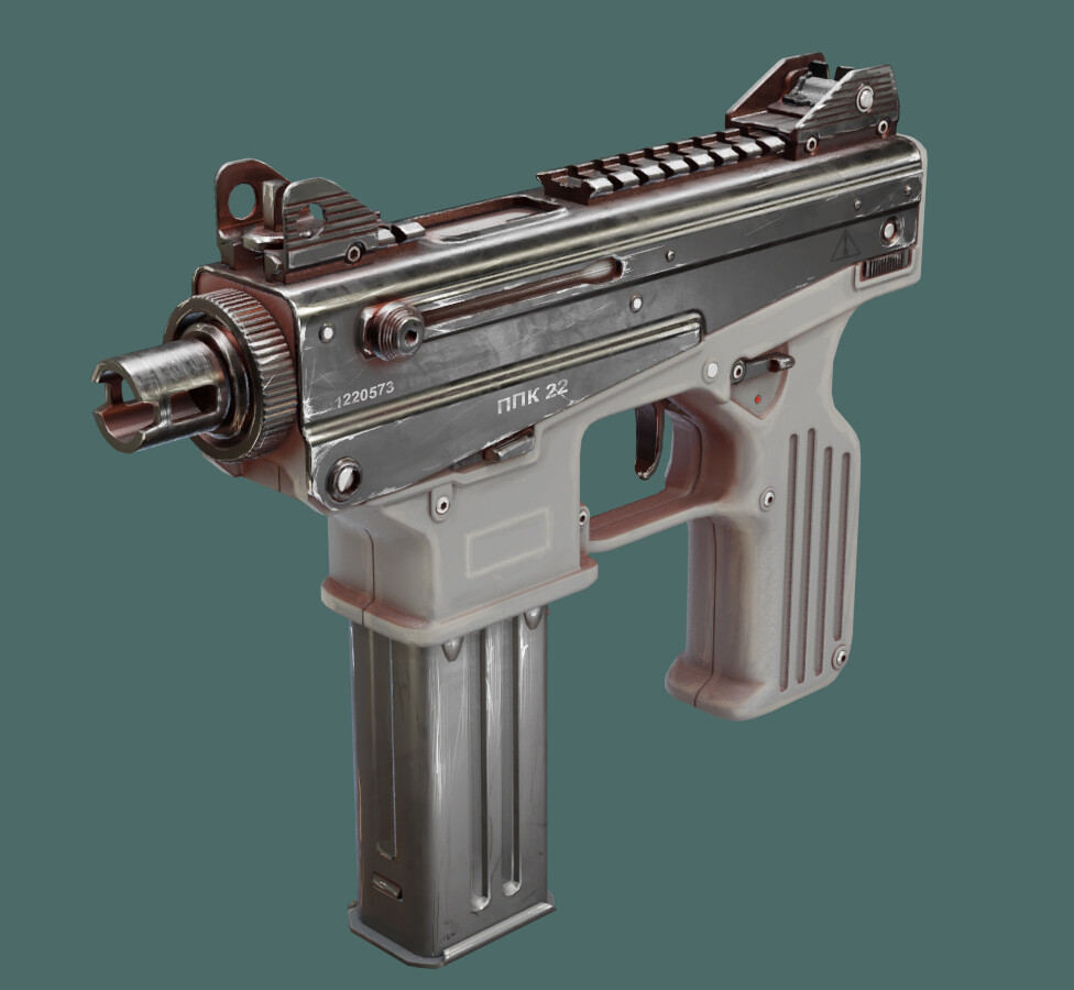 ArtStation - Концепт пистолет-пулемета N6 / Submachine gun concept N6