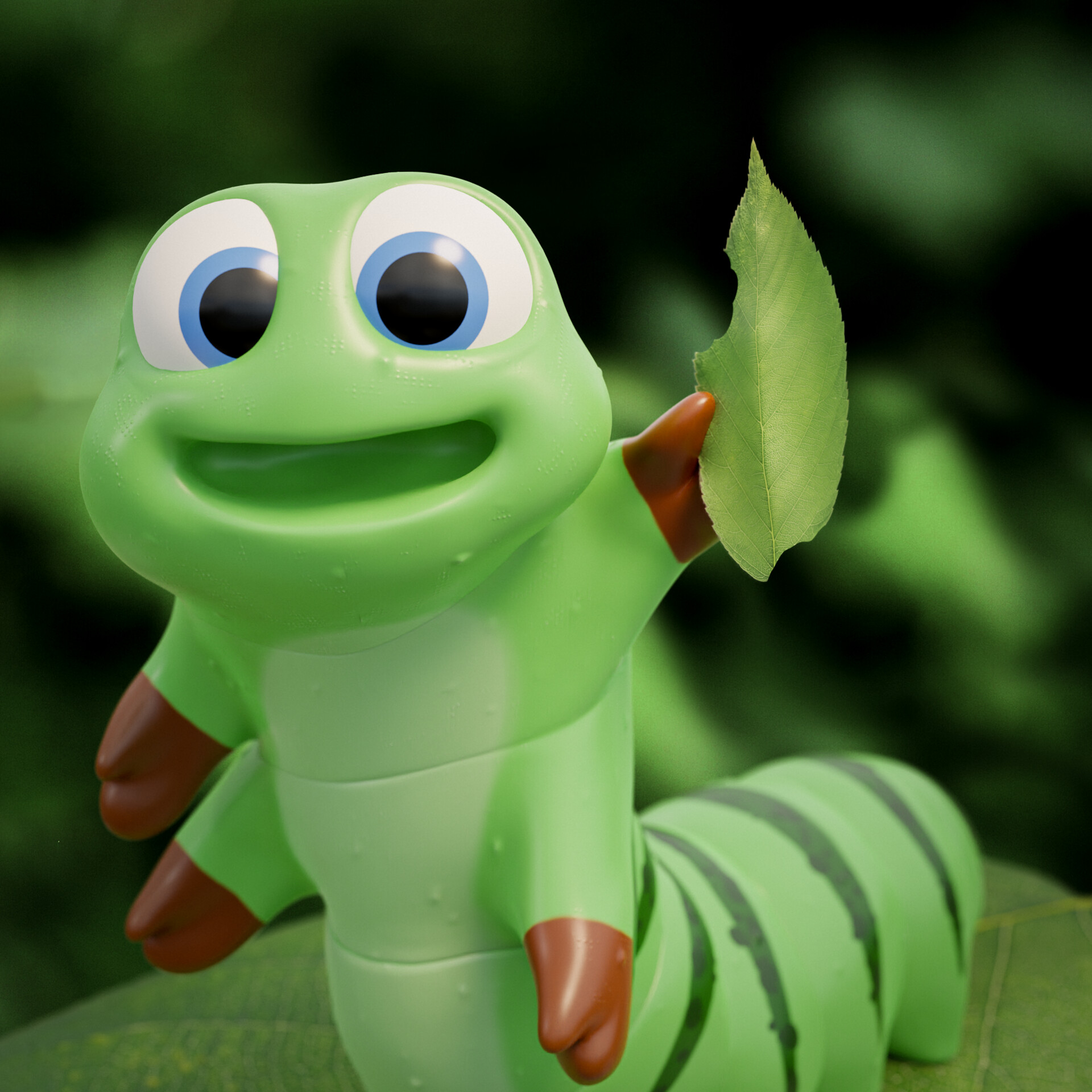 ArtStation - Hungry Caterpillar