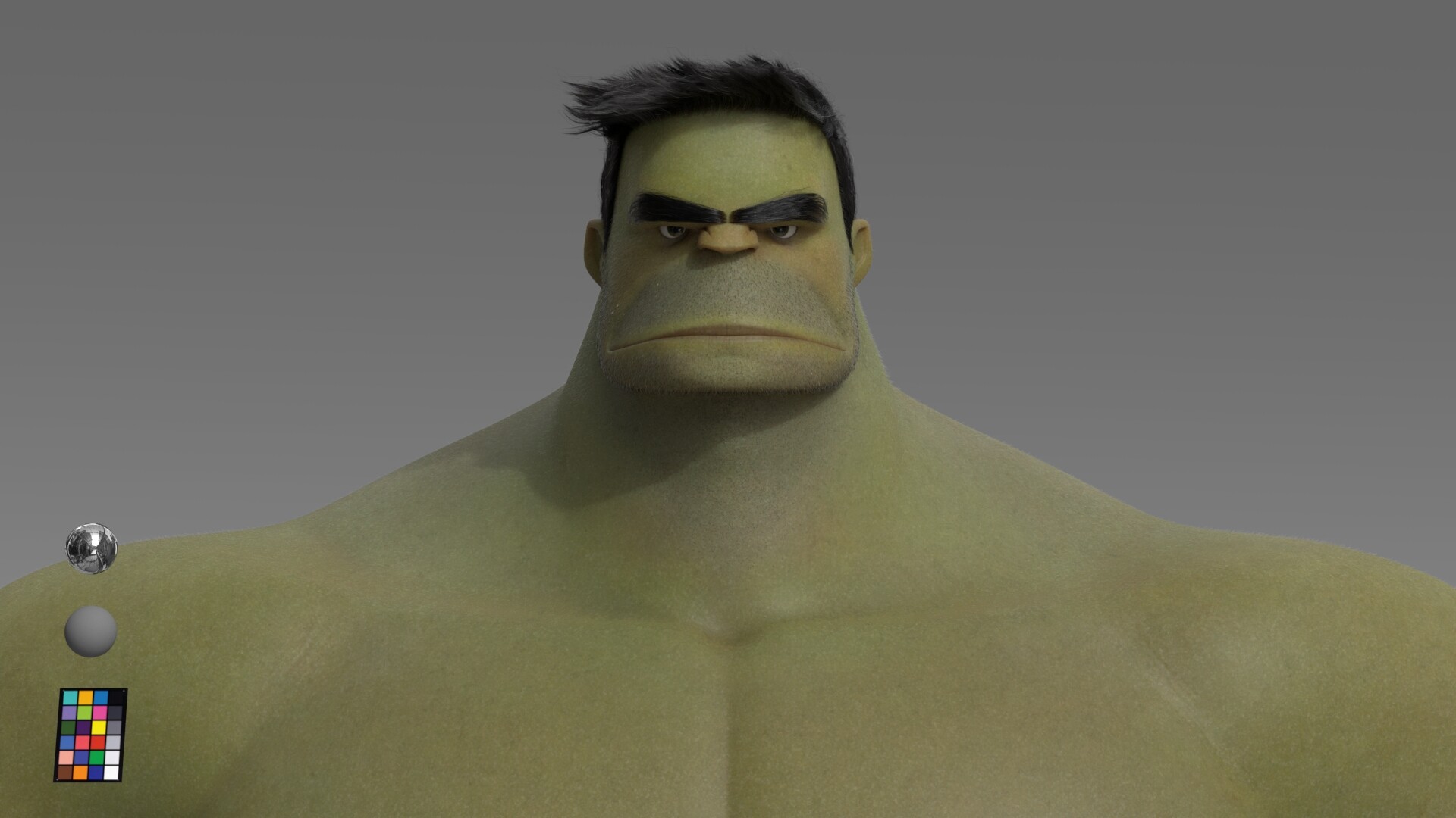 ArtStation - The Hulk Character Development
