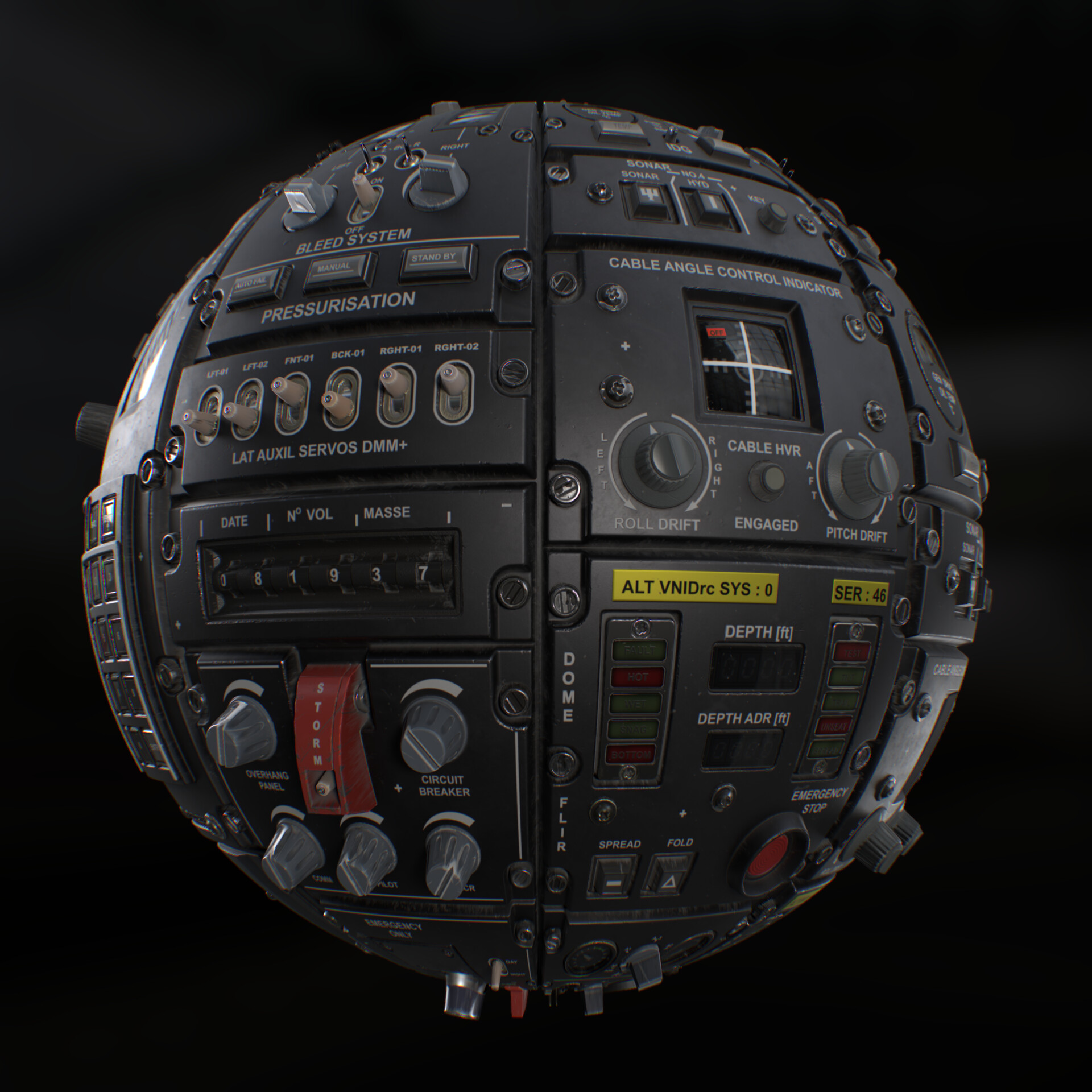 ArtStation - Cockpit Panels